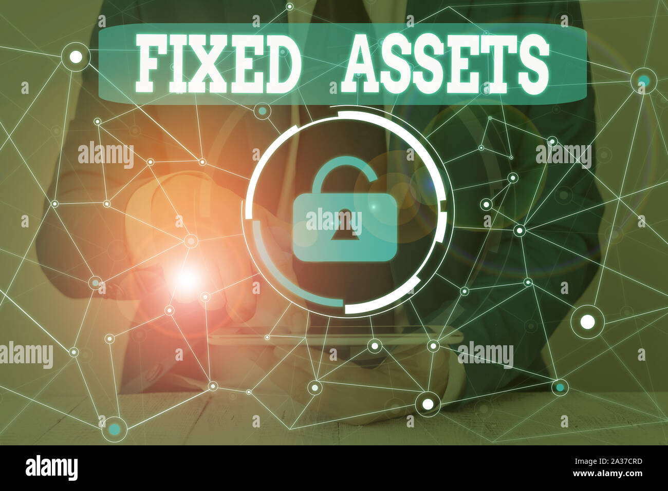 Text sign showing Fixed Assets. Business photo showcasing longterm ...