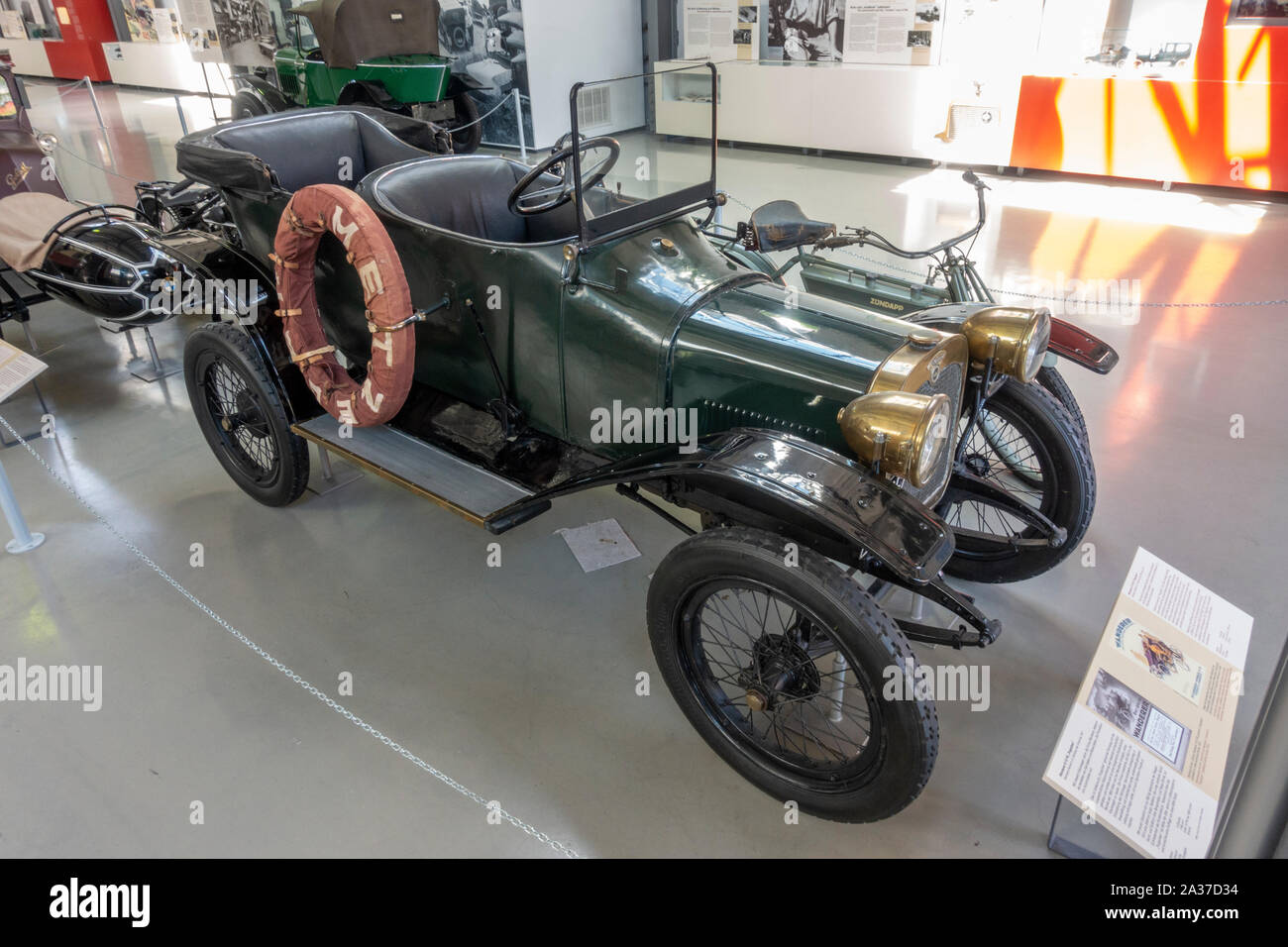 A Wanderer 5/12 PS "Puppchen" small motor car on display in the ...