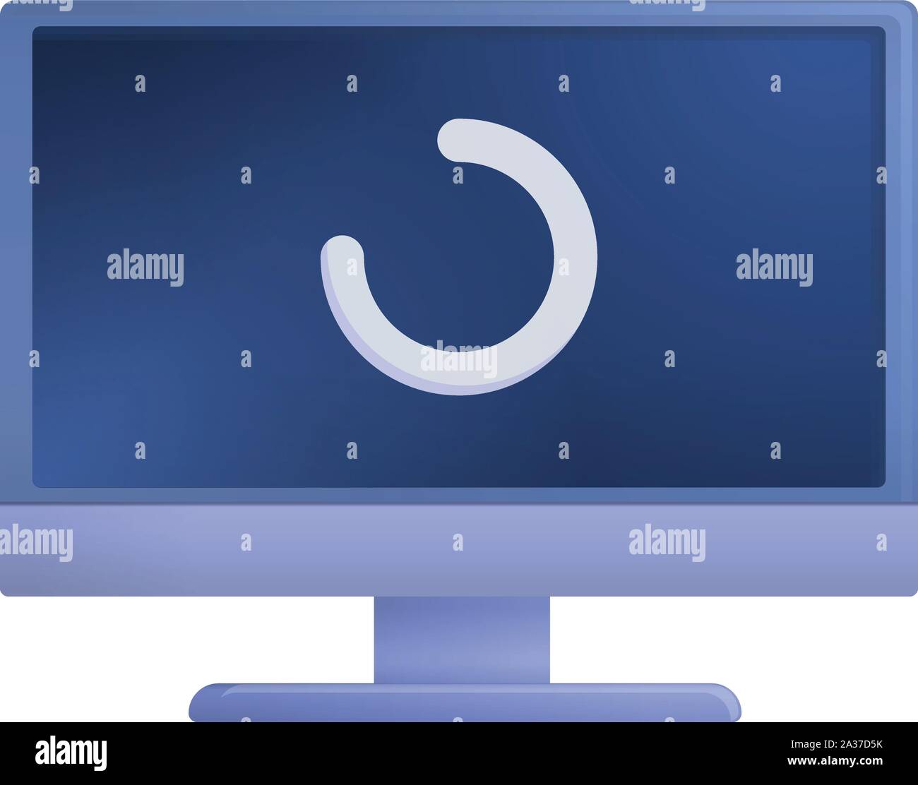 Computer monitor update icon. Cartoon of computer monitor update vector ...