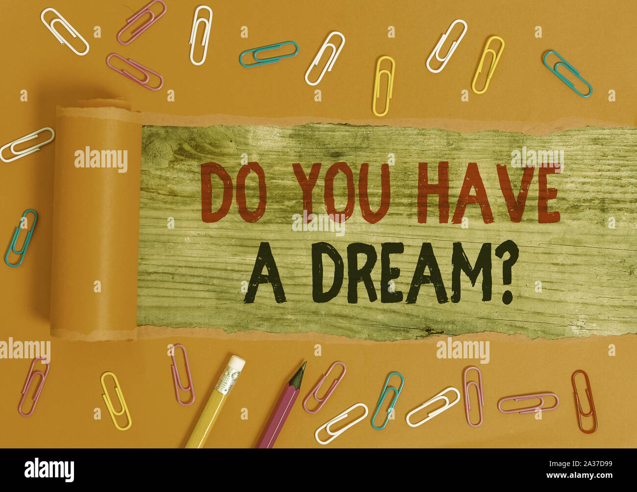 Conceptual hand writing showing Do You Have A Dream Question. Concept ...