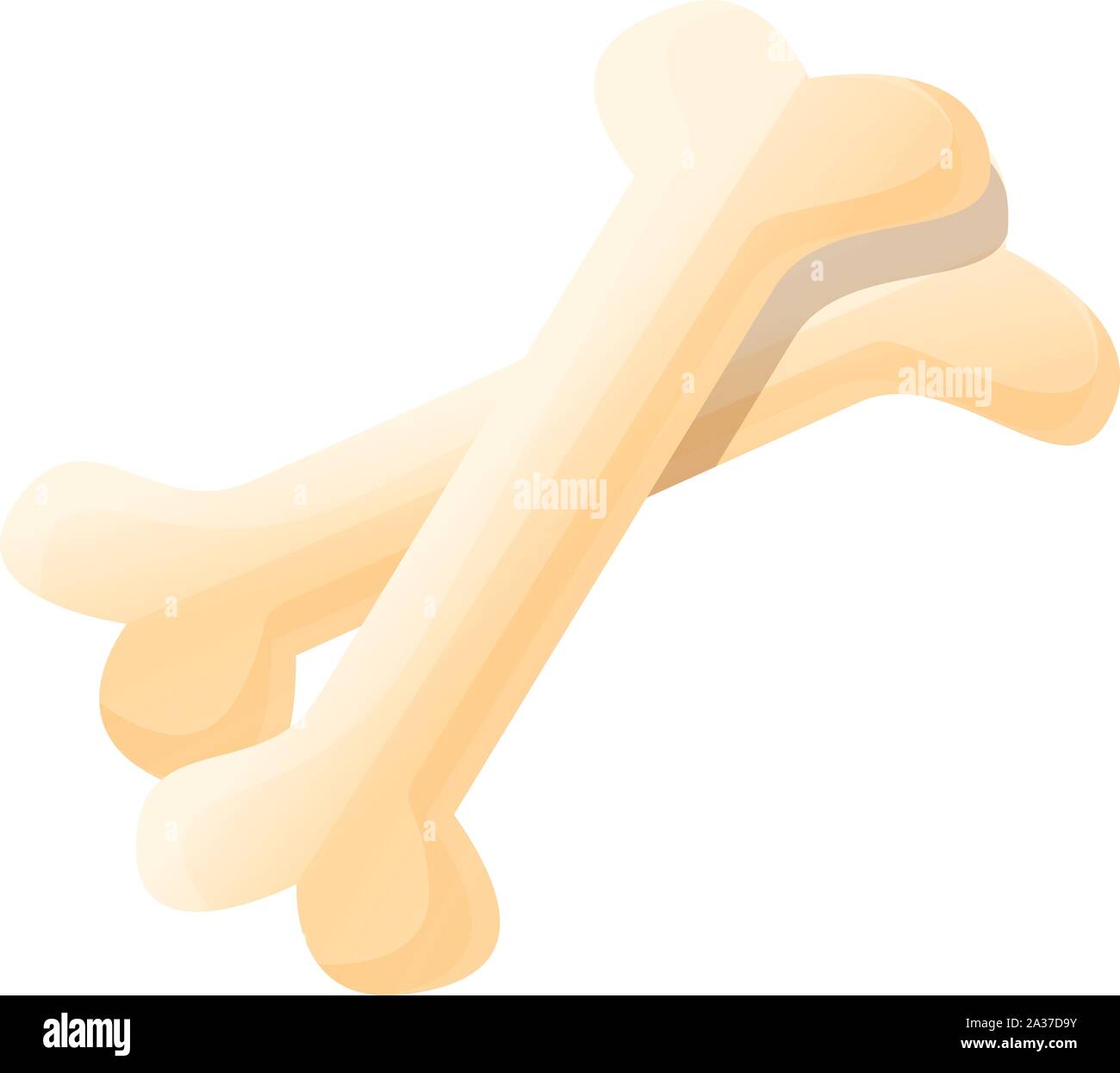 Garbage bones icon. Cartoon of garbage bones vector icon for web design ...