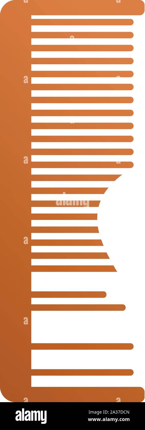 Broken comb icon. Cartoon of broken comb vector icon for web design ...