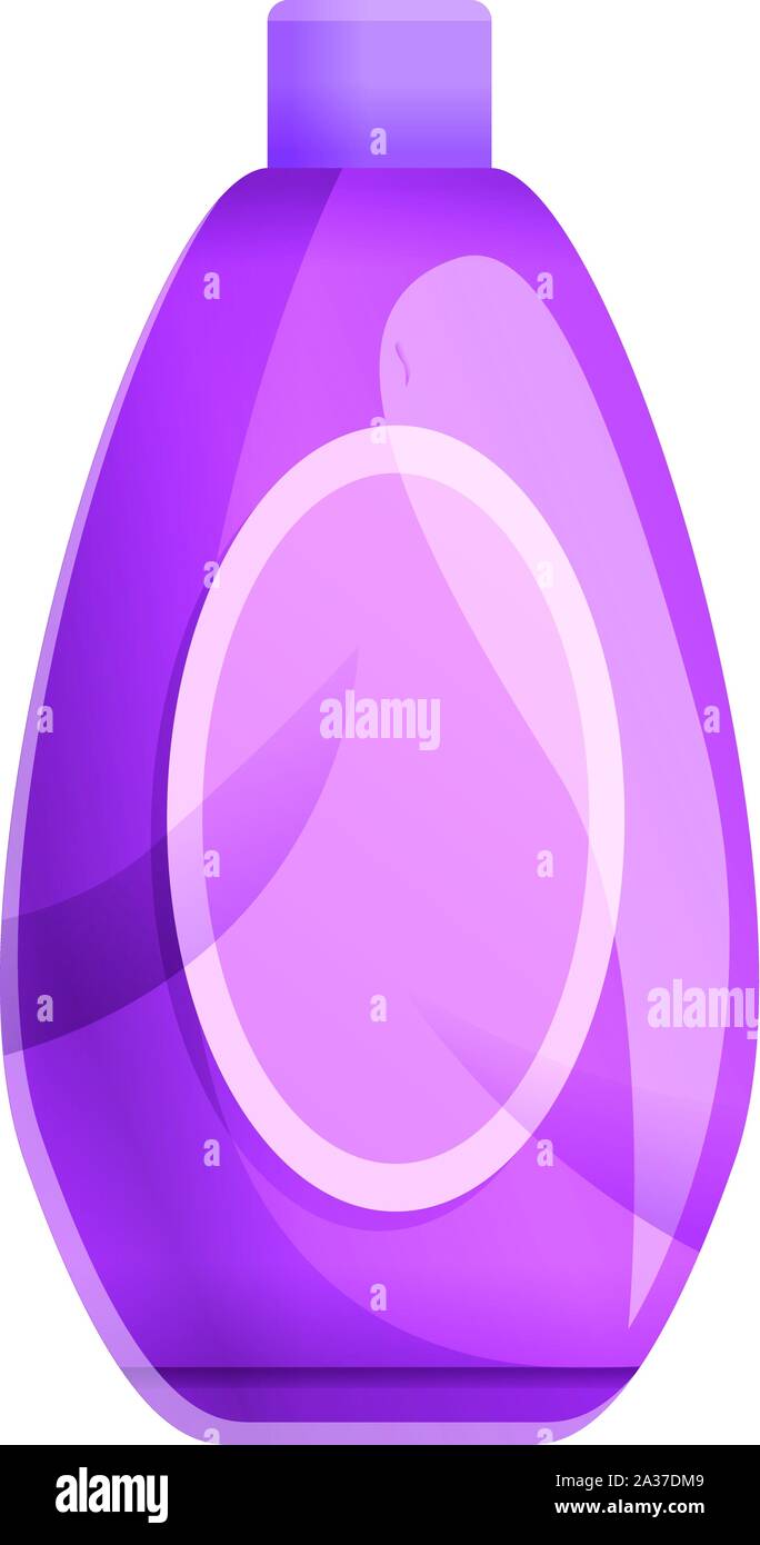 Empty shampoo bottle icon. Cartoon of empty shampoo bottle vector icon ...