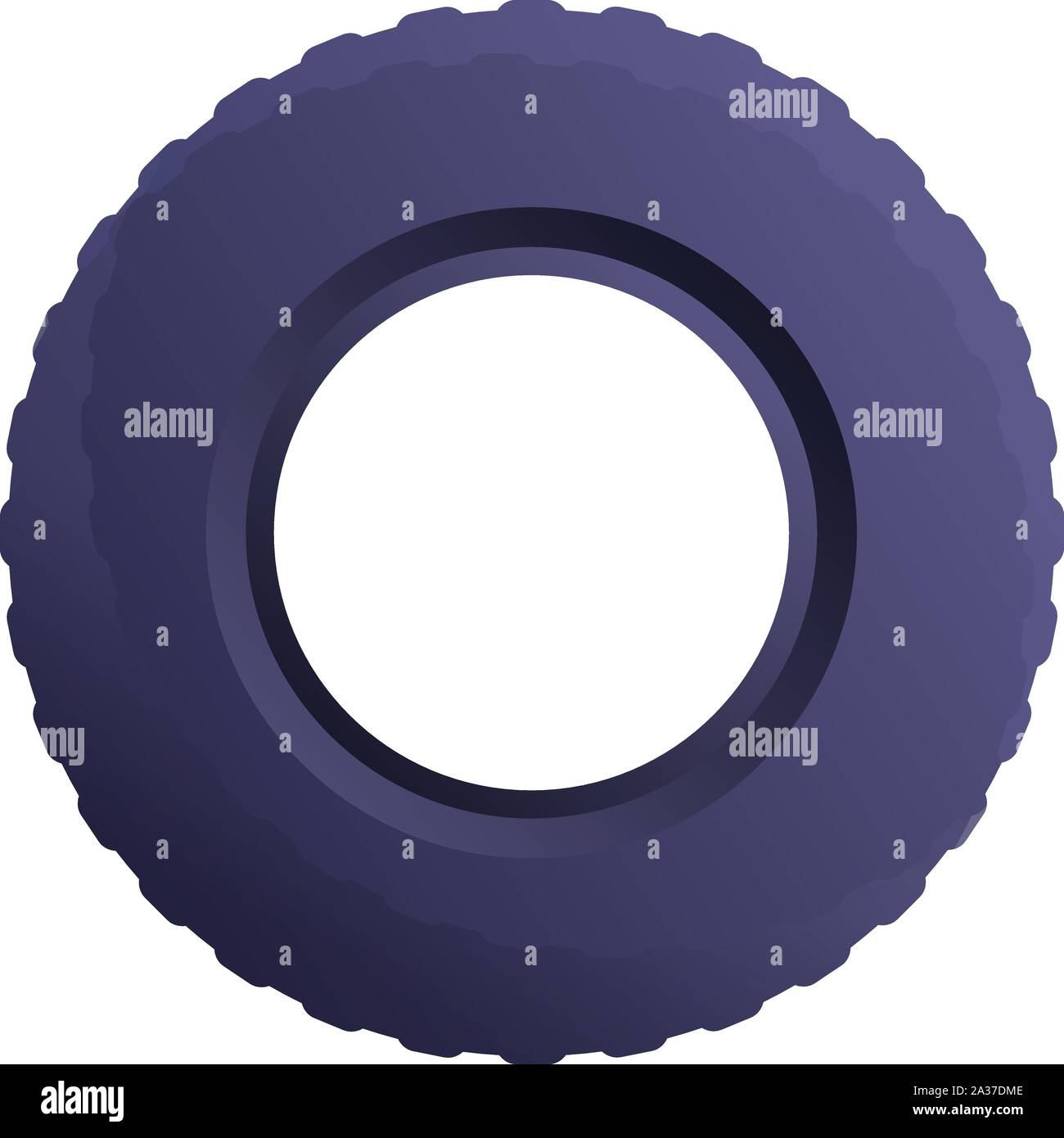 Garbage tire icon. Cartoon of garbage tire vector icon for web design ...
