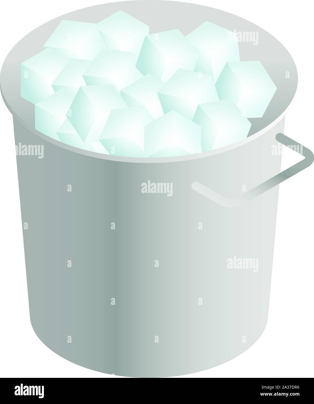 Ice box icon. Isometric of ice box vector icon for web design isolated ...