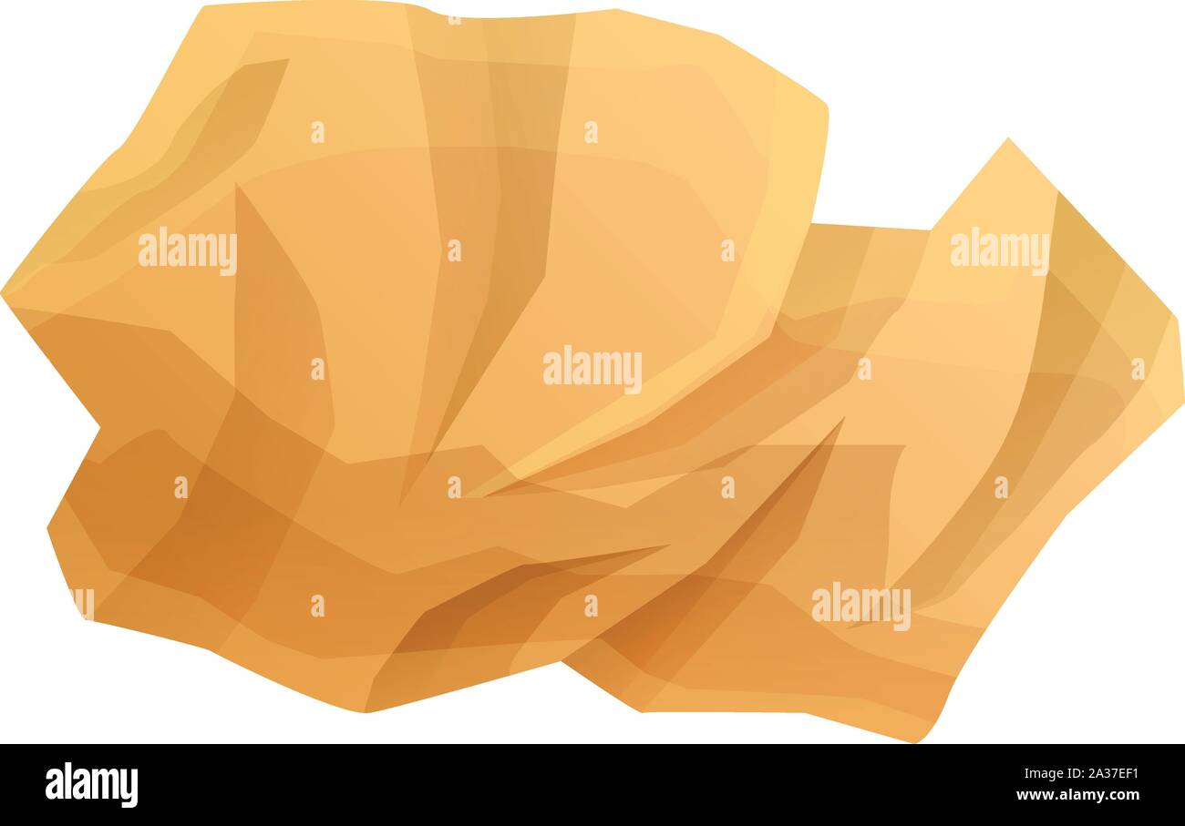 Paper garbage icon. Cartoon of paper garbage vector icon for web design ...