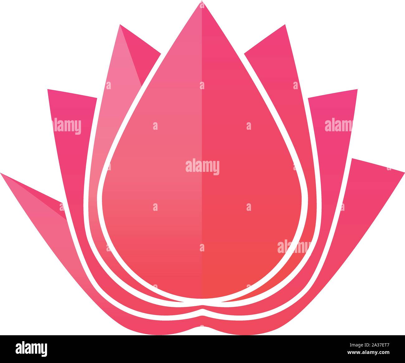 Lotus plant icon. Cartoon of lotus plant vector icon for web design ...