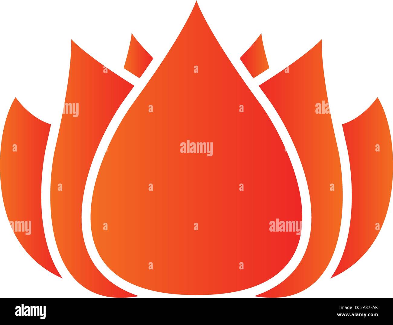 Wellness lotus icon. Cartoon of wellness lotus vector icon for web ...