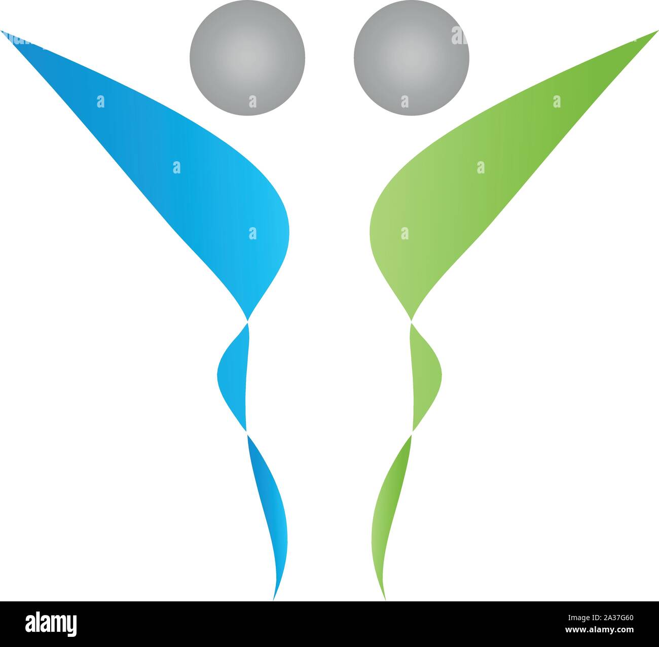 Two humans Stock Vector Images - Alamy