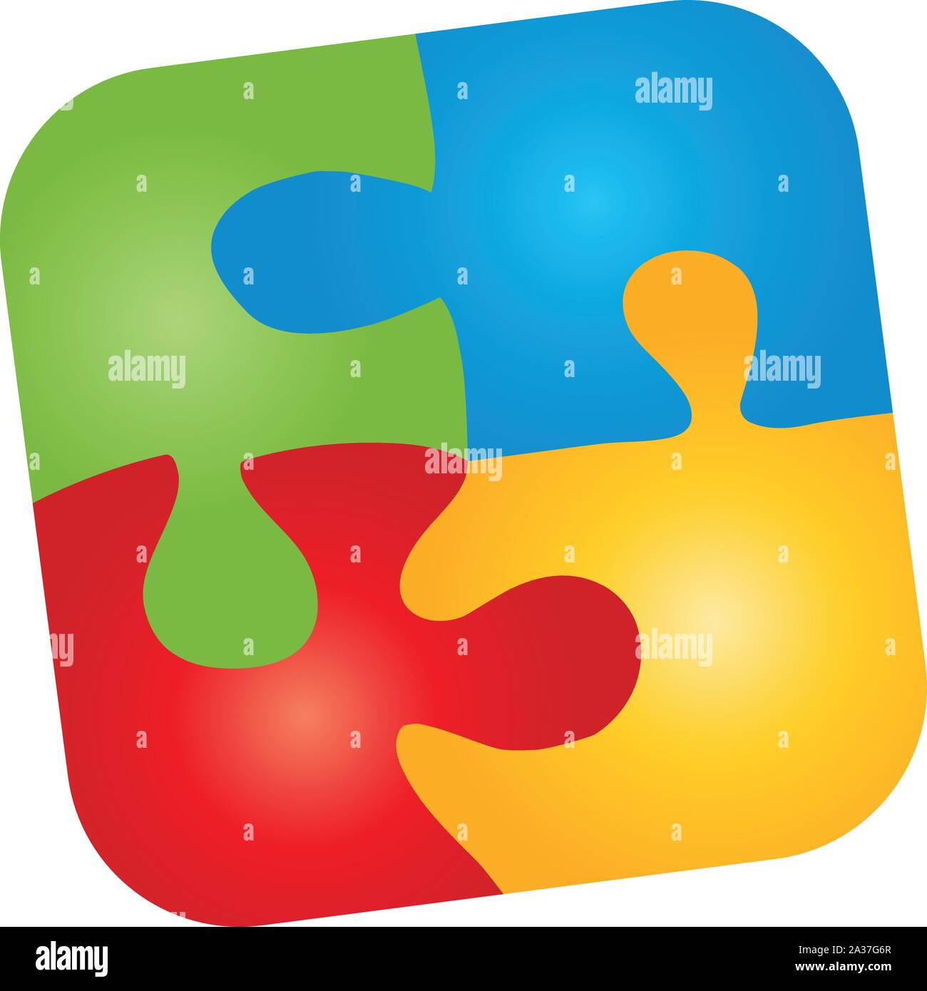 Puzzle, Puzzle Logo Stock Vector Image & Art - Alamy