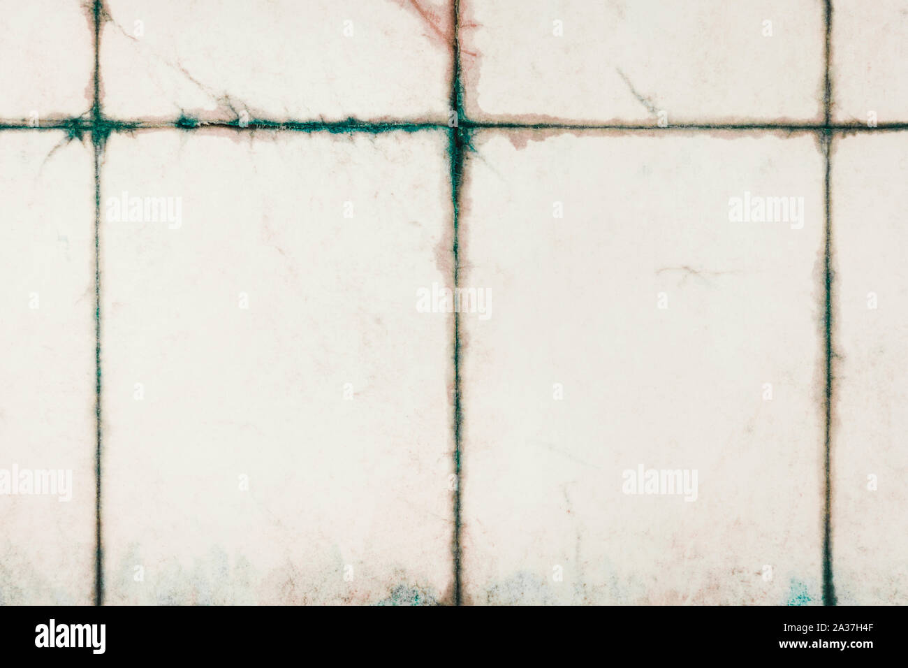 Close-up of old folded sheet of paper with stains and smudges Stock ...
