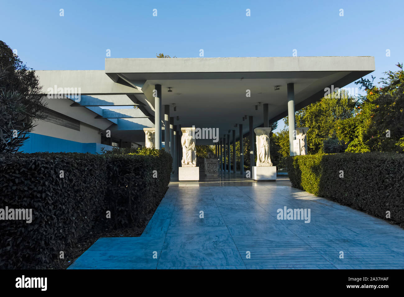 THESSALONIKI, GREECE - SEPTEMBER 22, 2019: Archaeological Museum in ... THESSALONIKI, GREECE - SEPTEMBER 22, 2019: Archaeological Museum in ...