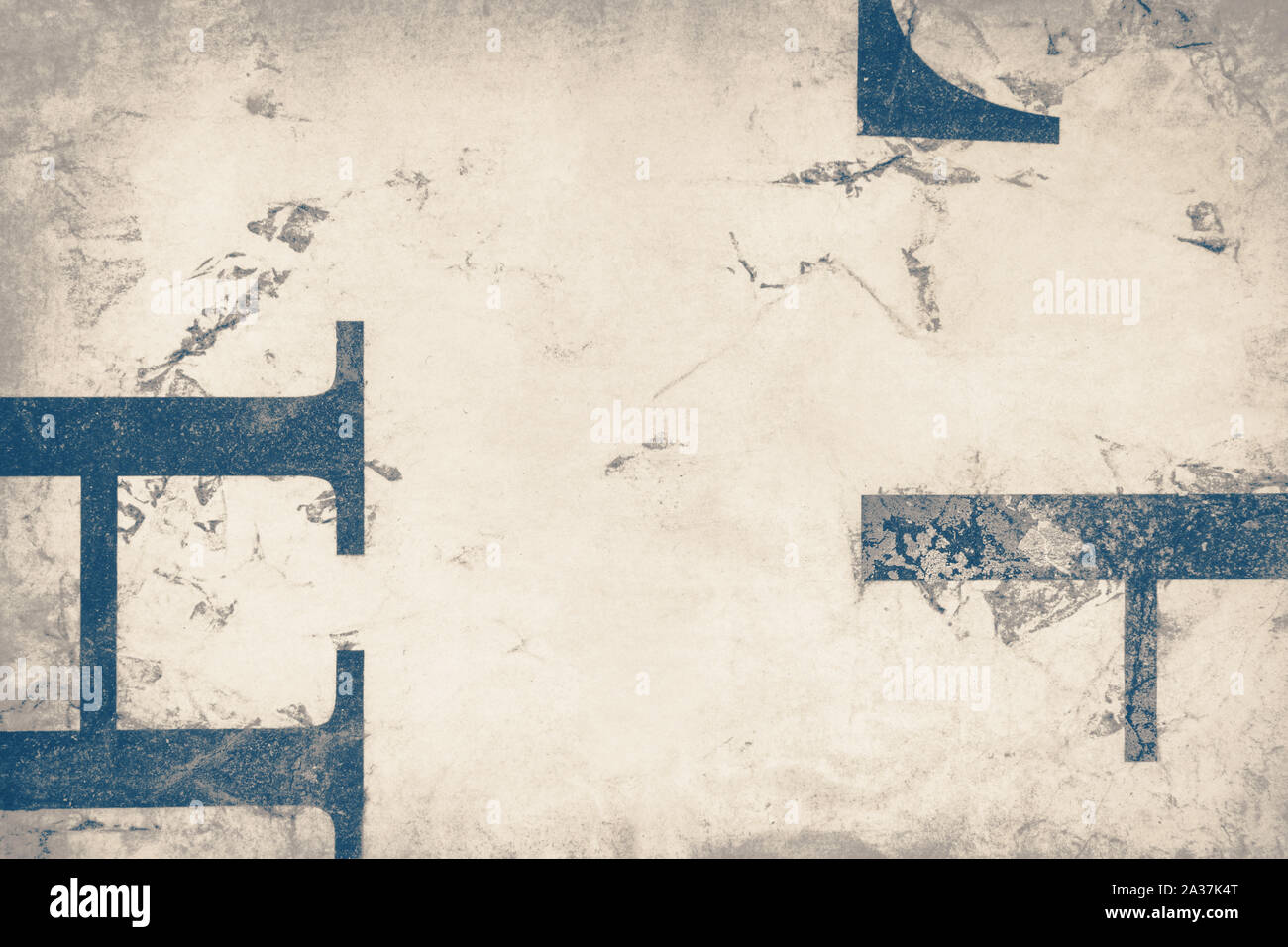 Close-up of letters on creased paper, details, texture background Stock ...