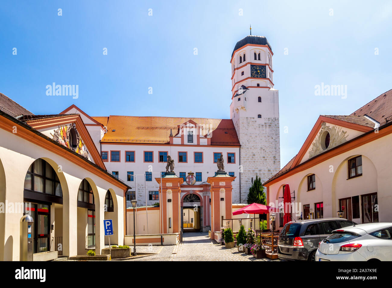 Historical Castle of Dillenburg an der Donau, Bavaria, Germany Stock ...