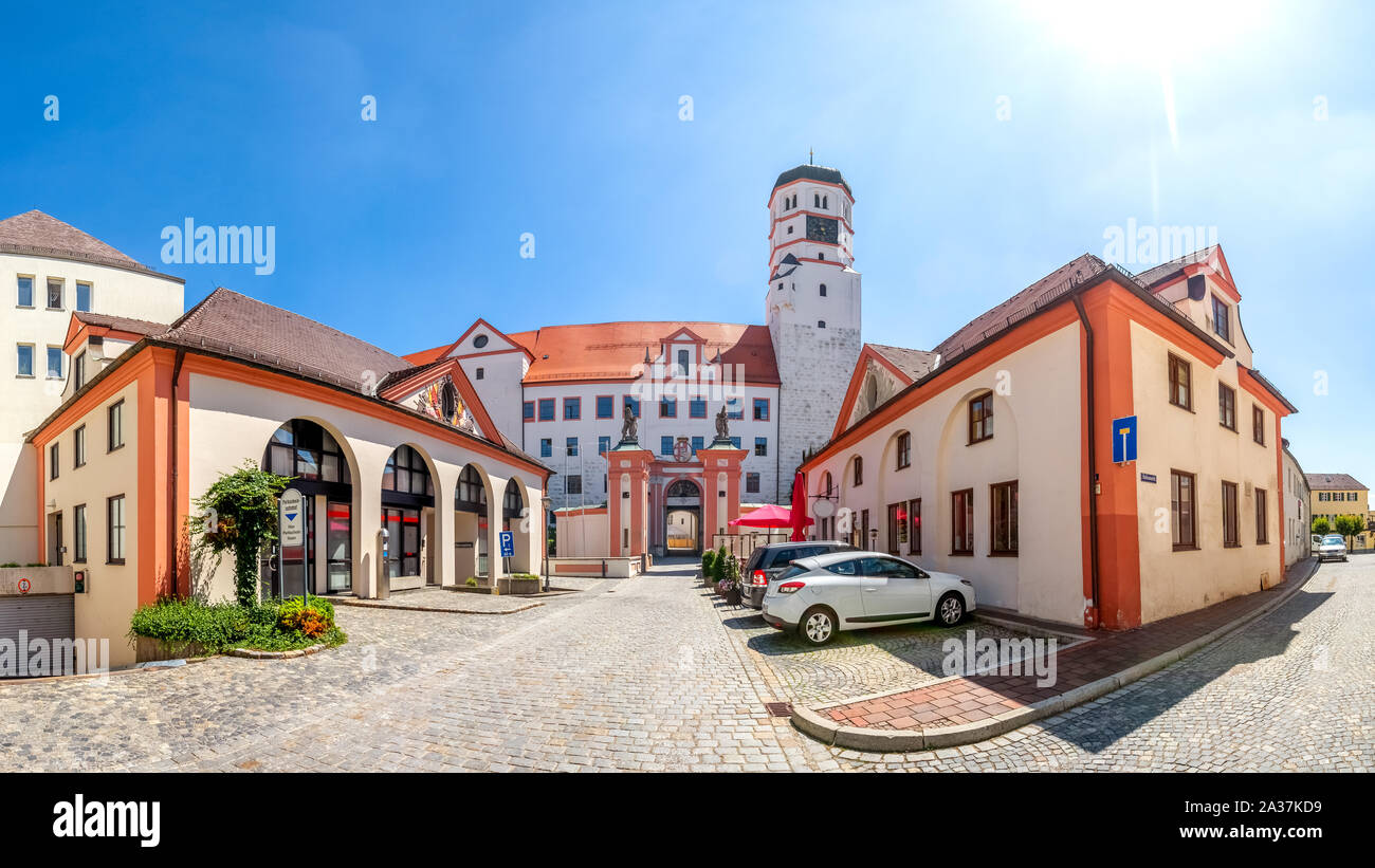 Historical Castle of Dillenburg an der Donau, Bavaria, Germany Stock ...