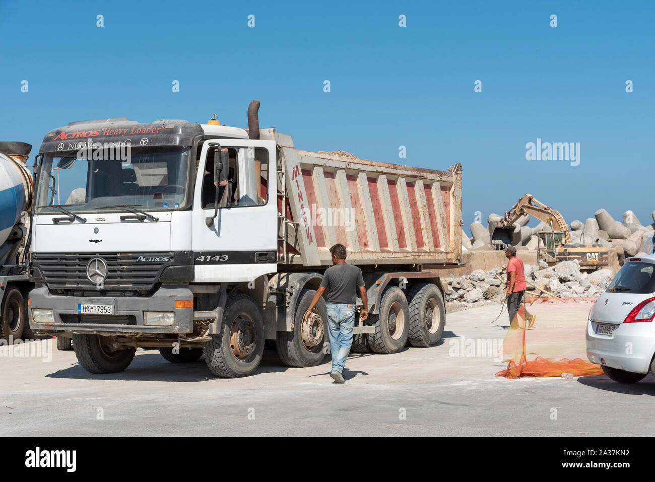 Crete truck hi-res stock photography and images - Alamy