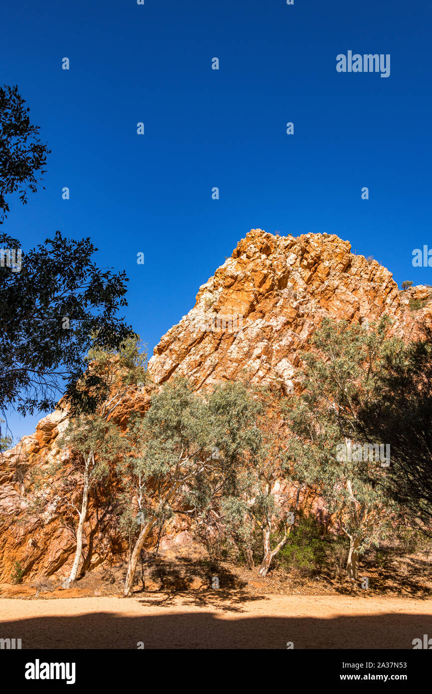 Jessie Gap in the East MacDonnell Ranges, located East of Alice Springs ...