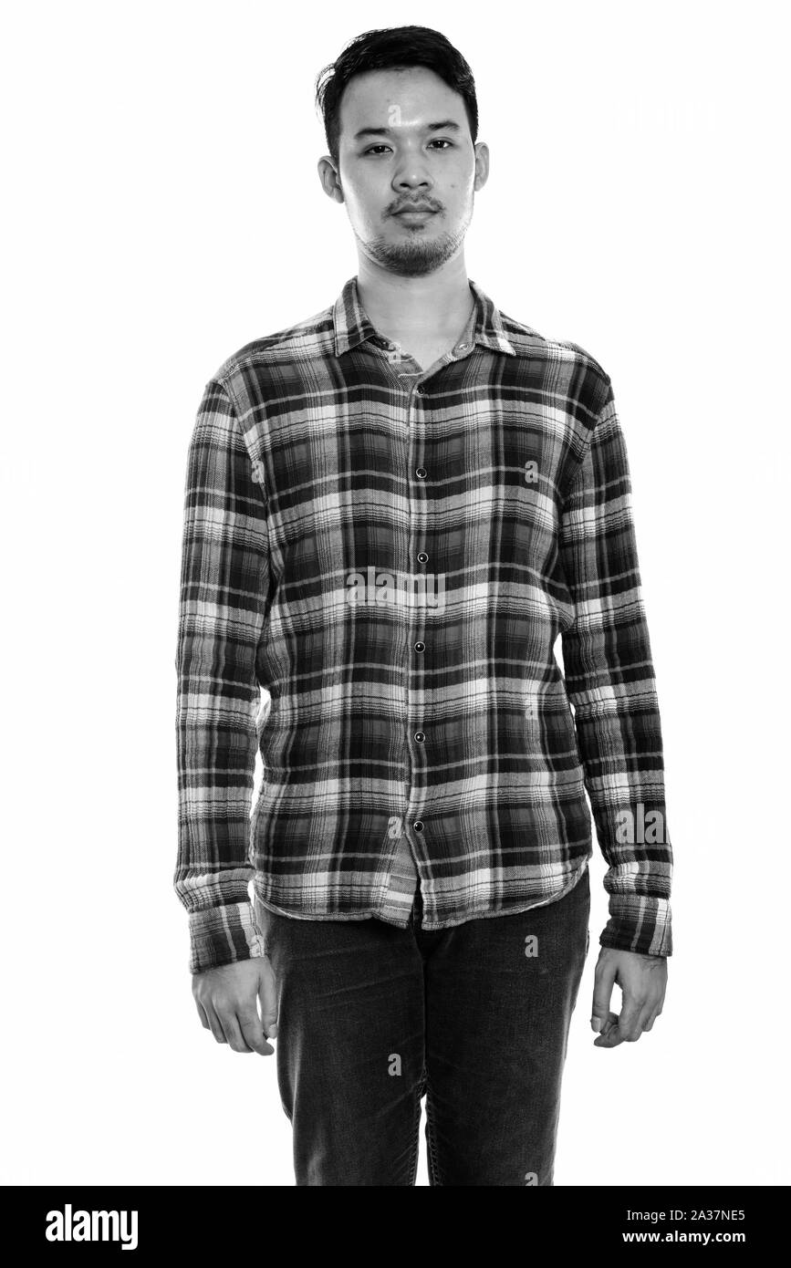 Asian standing Black and White Stock Photos & Images - Alamy