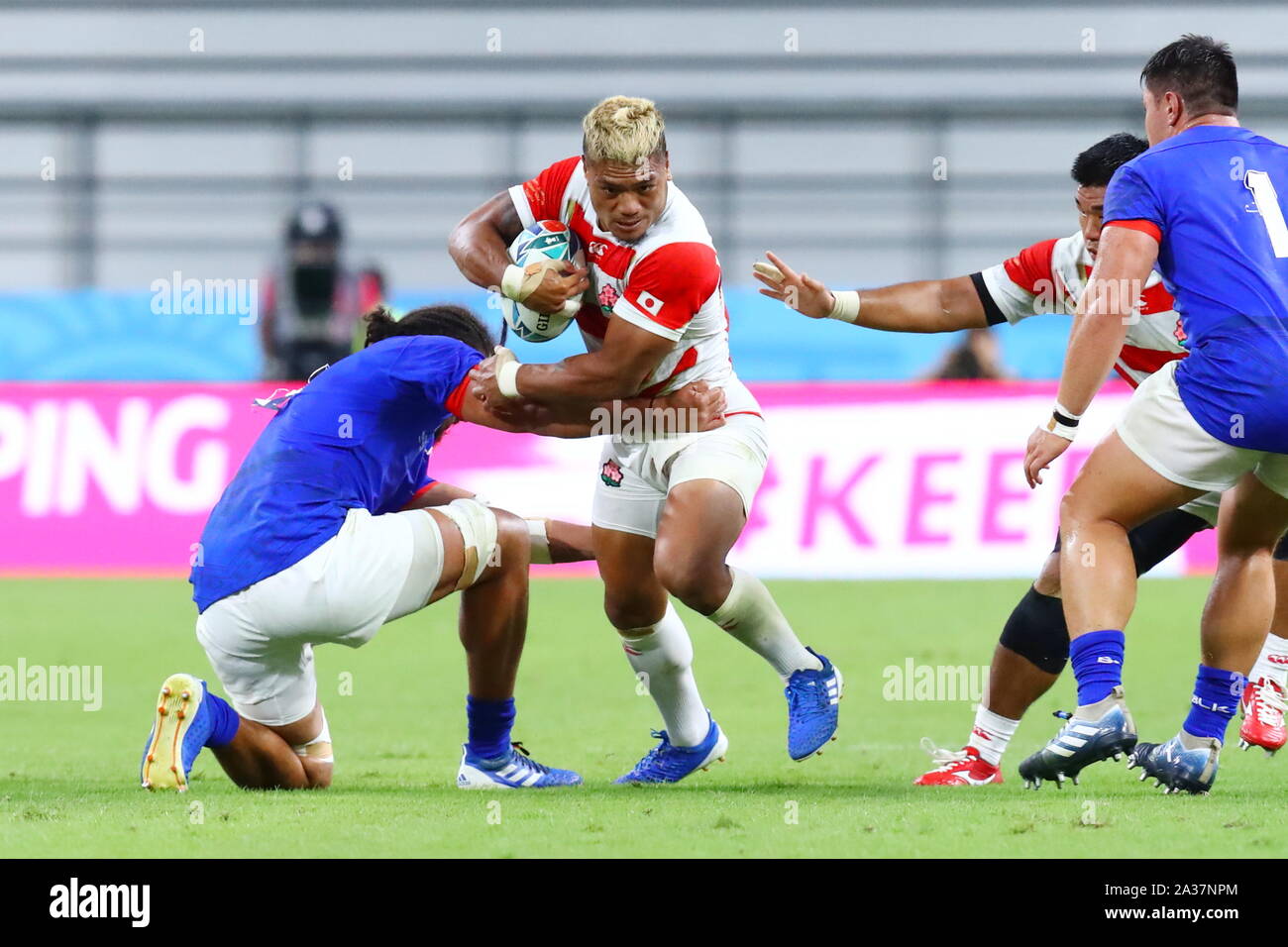 Toyota, Aichi, Japan. 5th Oct, 2019. Lomano Lava Lemeki (JPN) Rugby ...