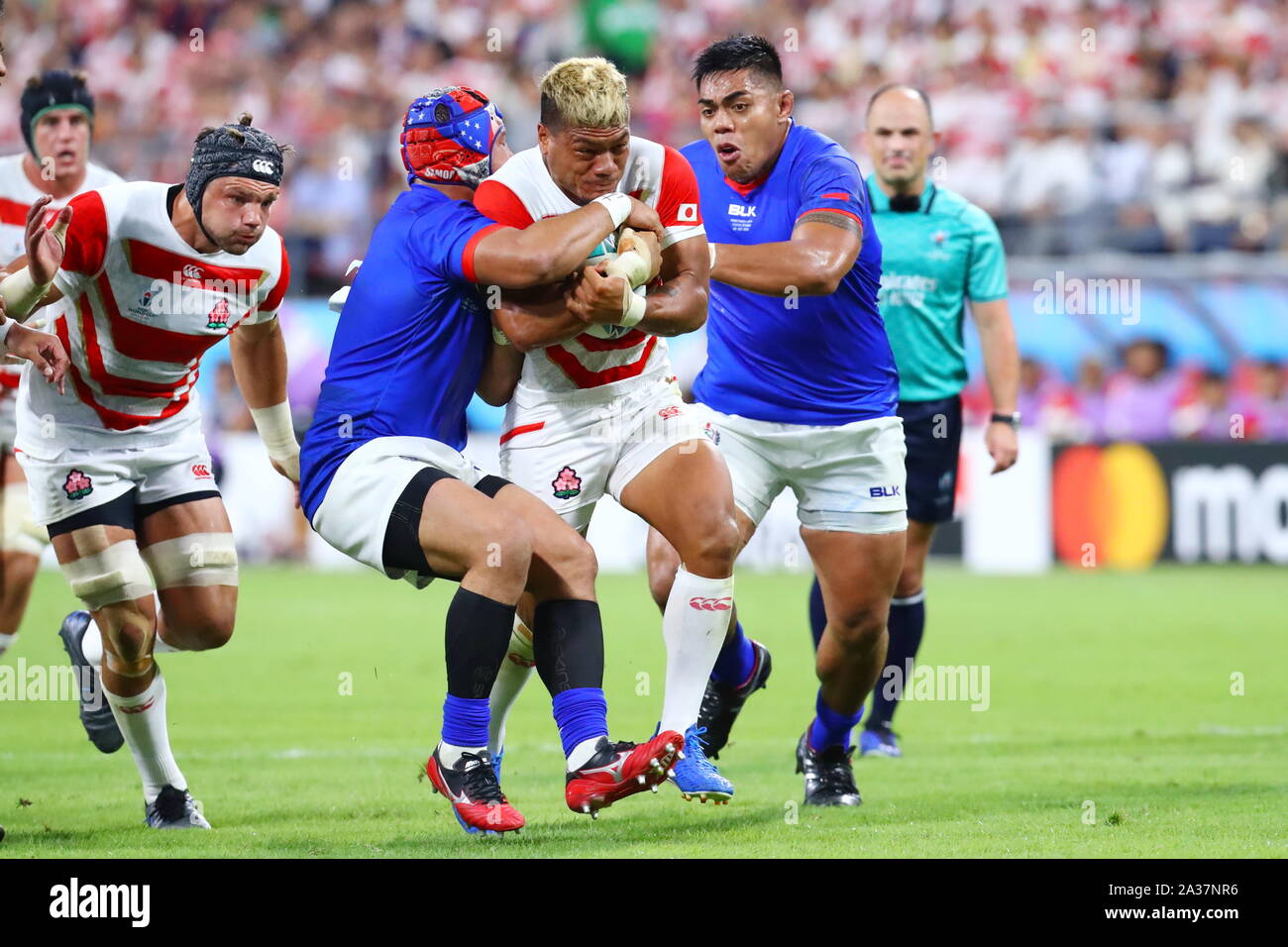 Toyota, Aichi, Japan. 5th Oct, 2019. Lomano Lava Lemeki (JPN) Rugby ...
