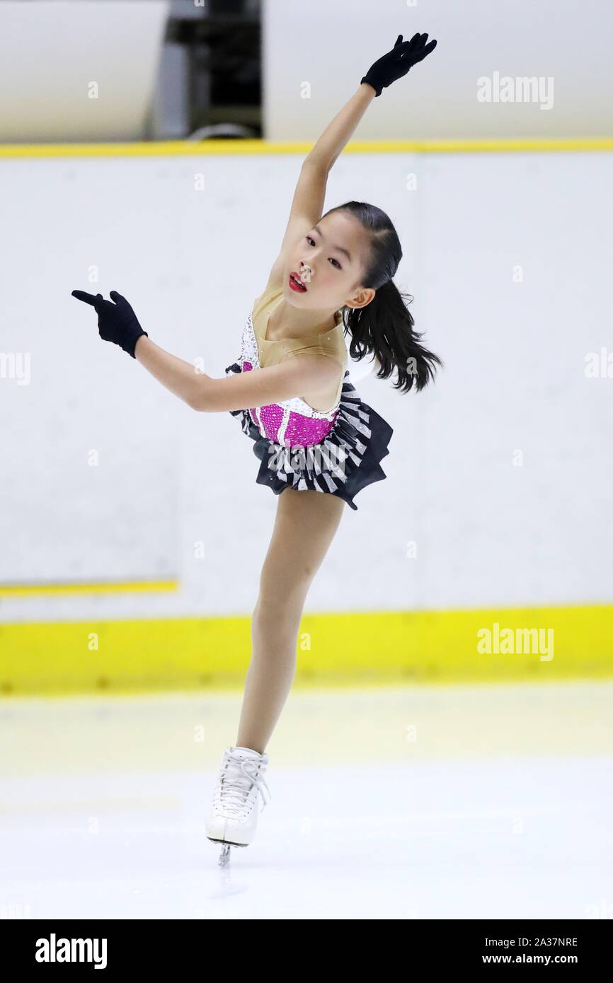 Shiga, Japan. 4th Oct, 2019. Sara Kimura Figure Skating : Kinki Figure ...