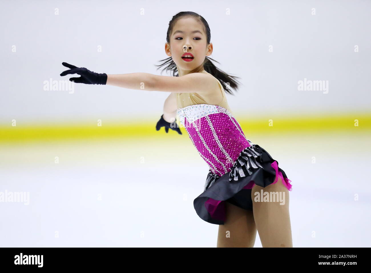Shiga, Japan. 4th Oct, 2019. Sara Kimura Figure Skating : Kinki Figure ...