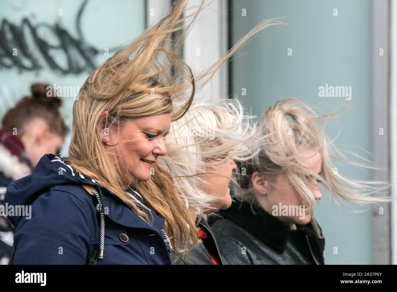 Hair Blown In Face By Wind High Resolution Stock Photography and Images ...