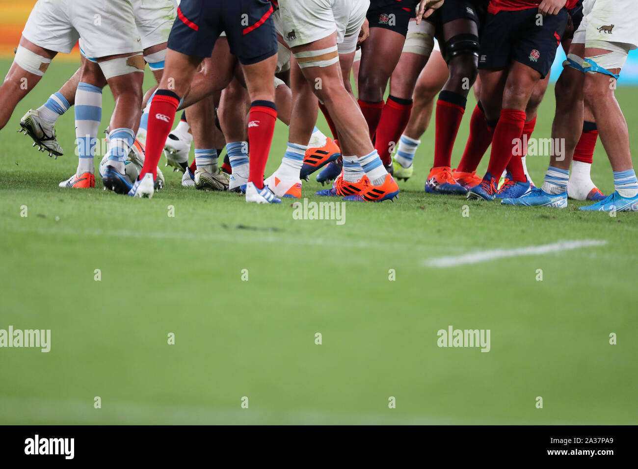 2019 rugby world cup pool c match tokyo stadium hi-res stock ...