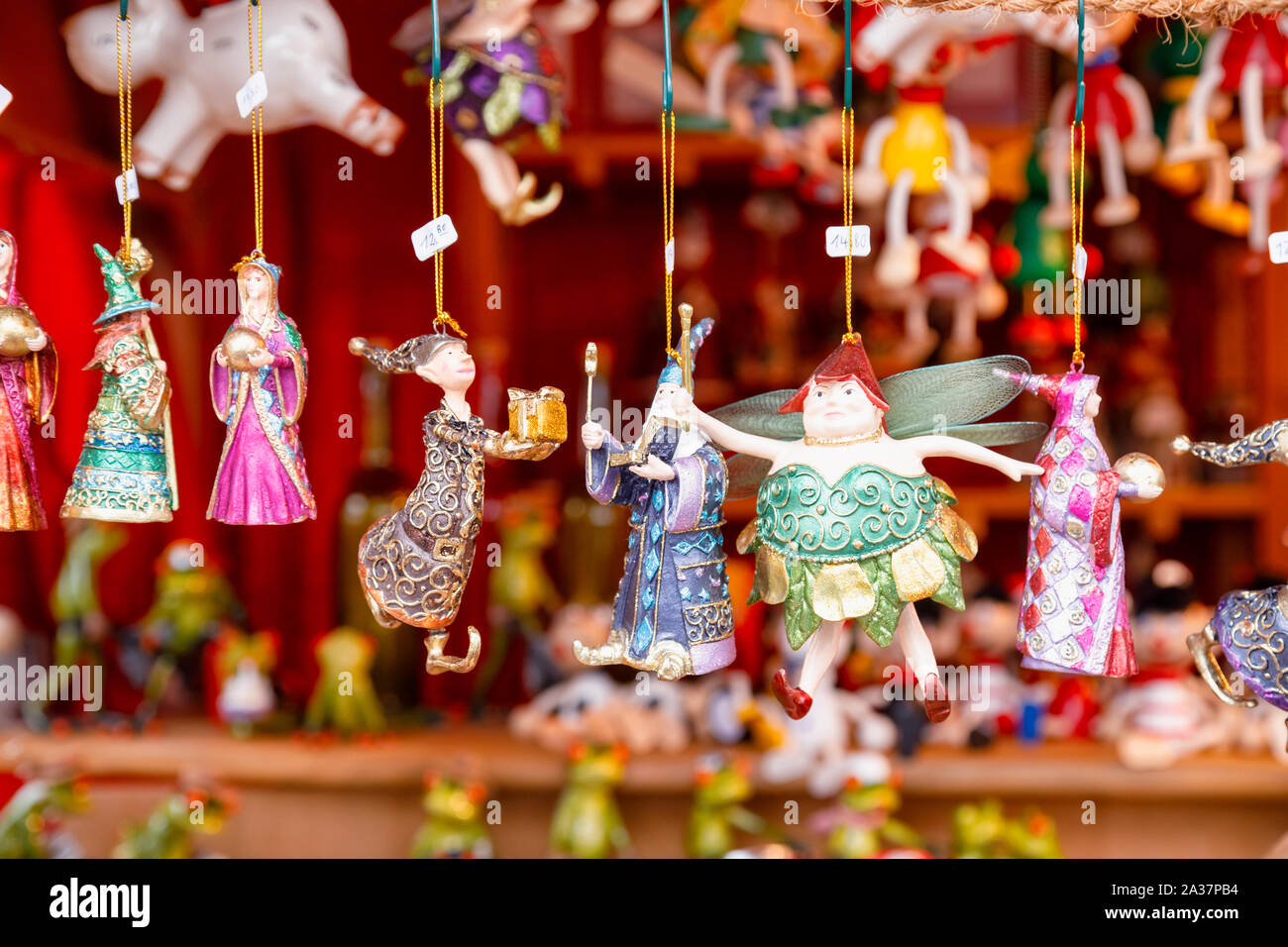 Various fairytale character collectible Christmas baubles for sale at ...