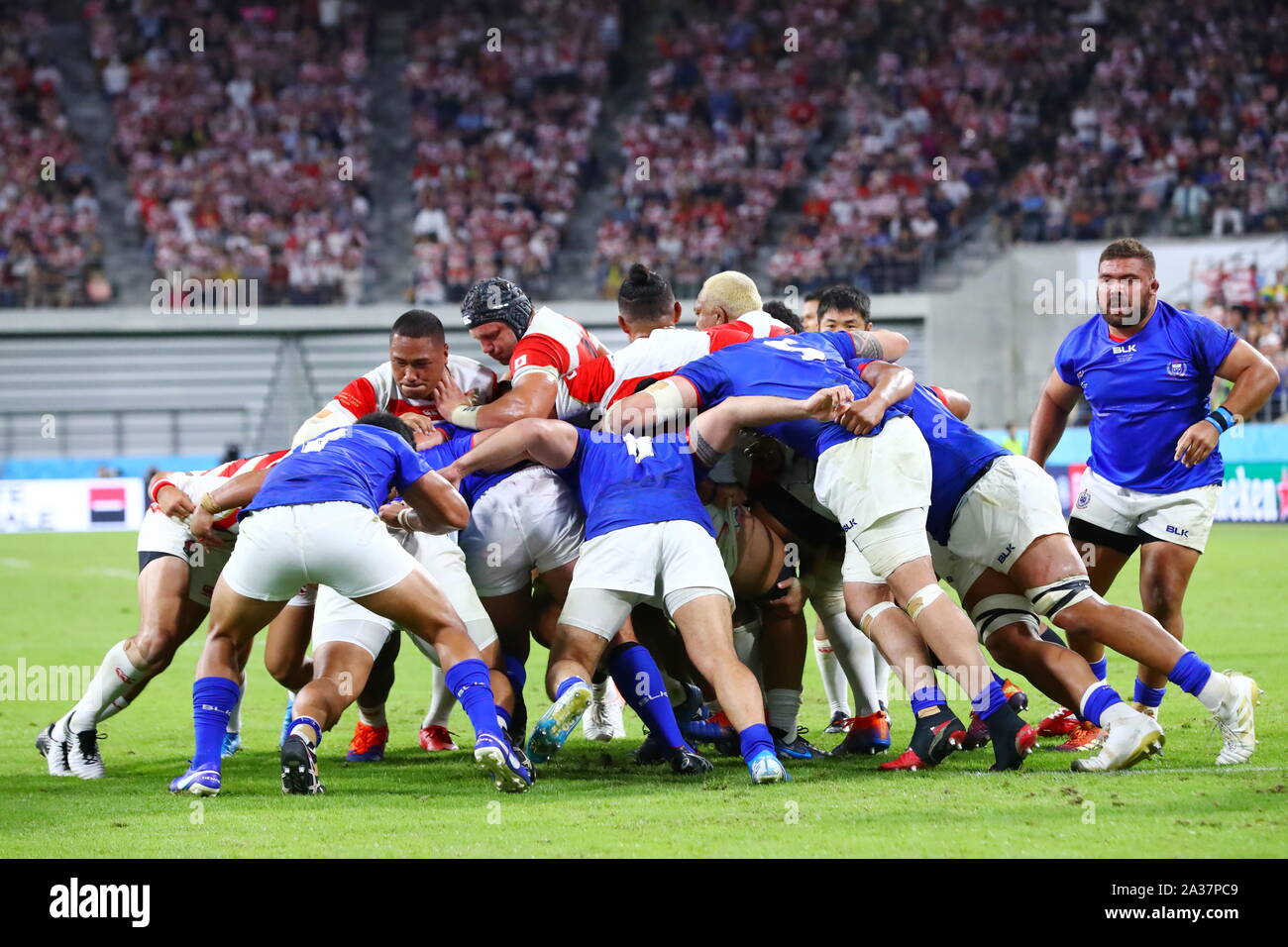 Toyota, Aichi, Japan. 5th Oct, 2019. Two team groups Rugby : 2019 Rugby ...