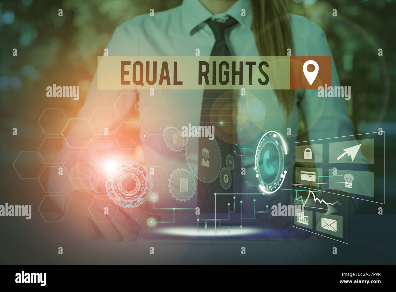 Handwriting text Equal Rights. Conceptual photo Equality before the law ...