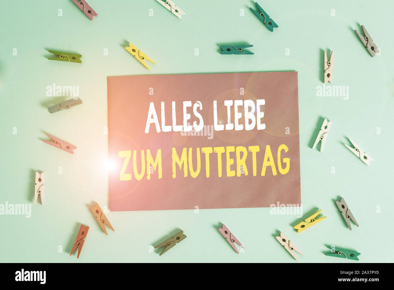 Conceptual hand writing showing Alles Liebe Zum Muttertag. Concept ...