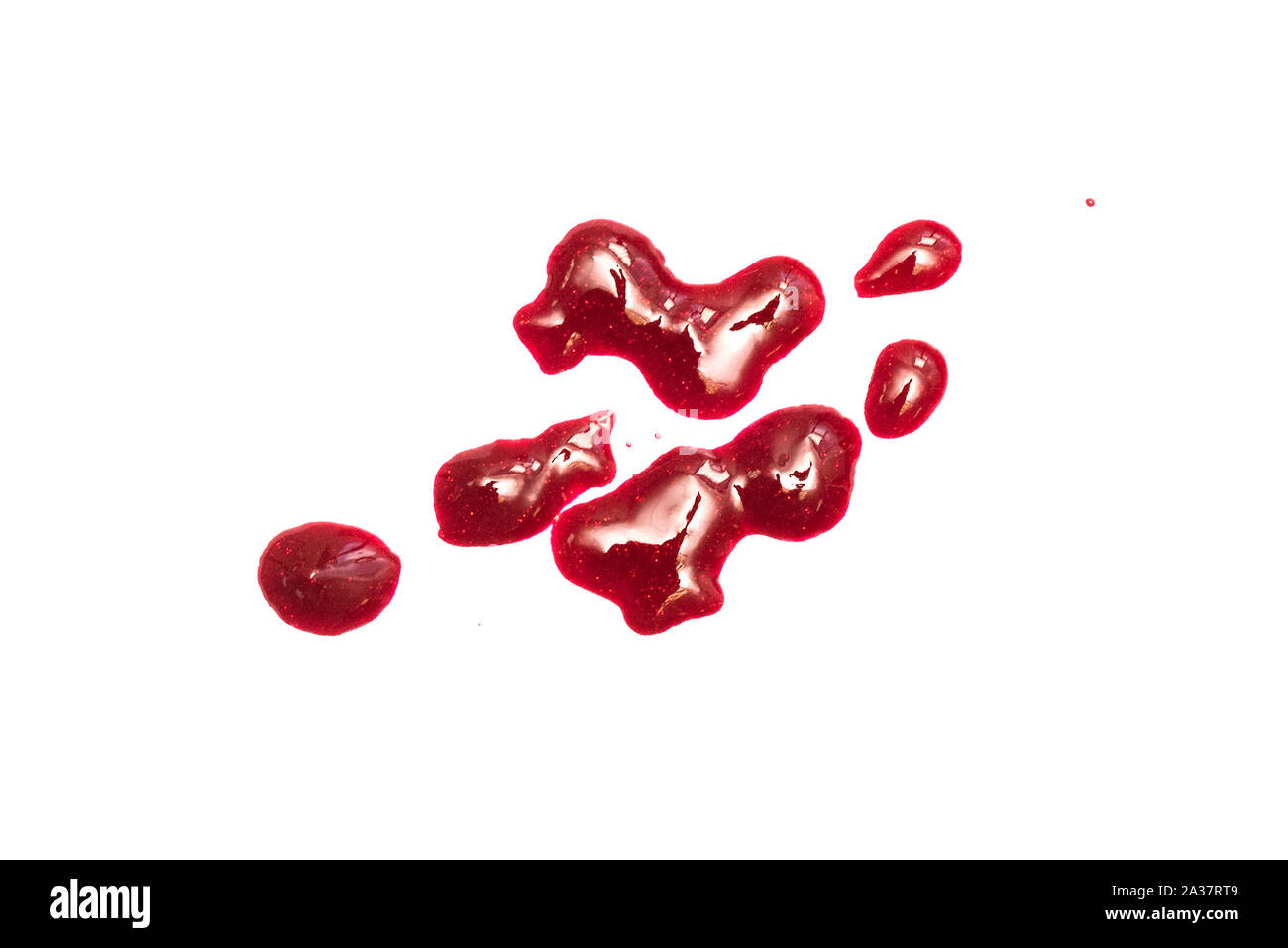 White spot on nail Cut Out Stock Images & Pictures - Alamy