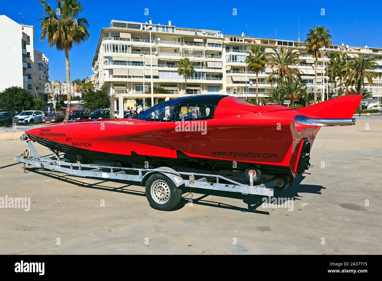 Speed boat trailer hi-res stock photography and images - Alamy