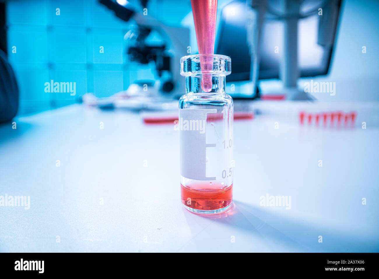 sample of biological sample for DNA analysis Stock Photo - Alamy
