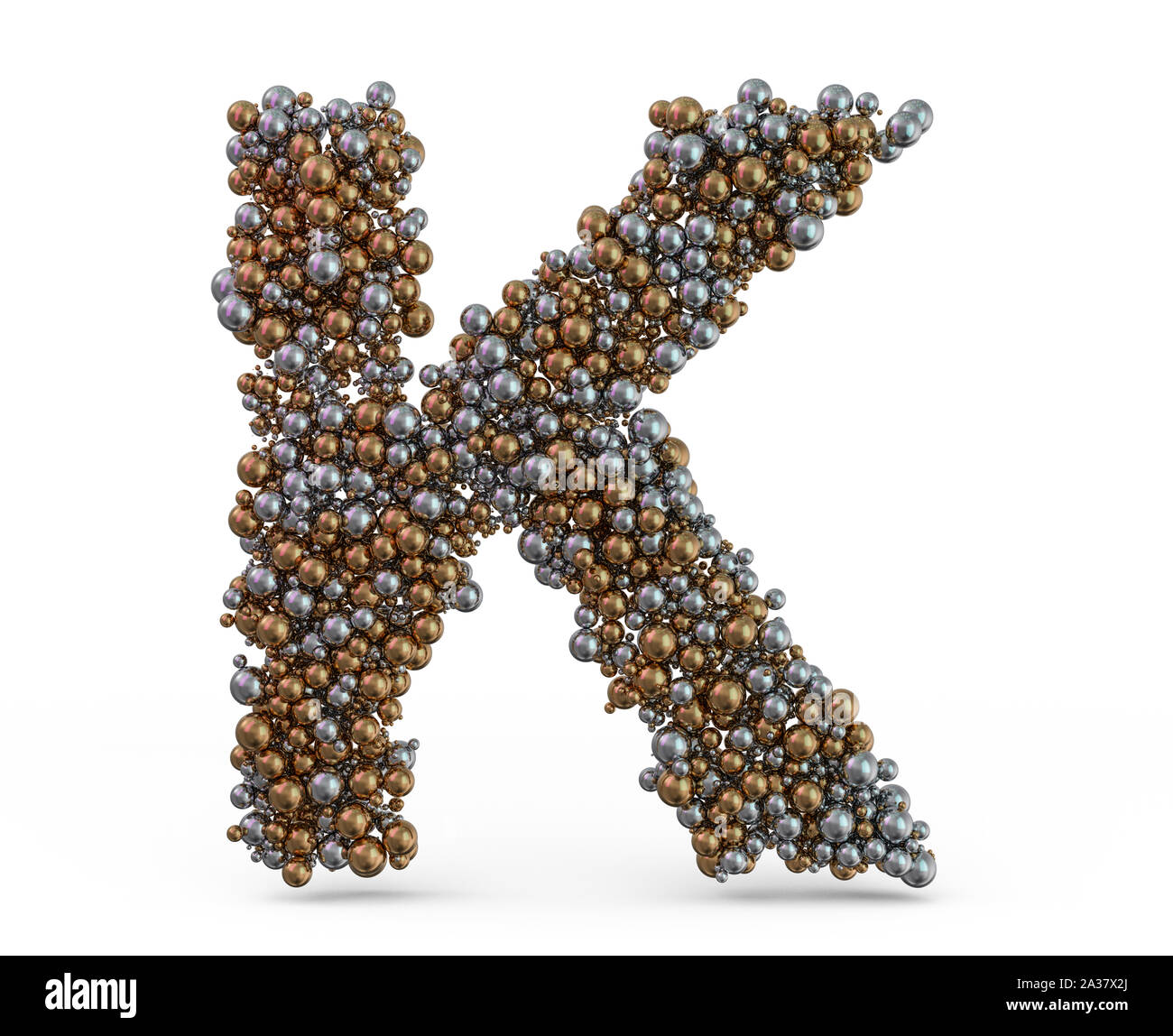 Golden letter k alphabet hi-res stock photography and images - Alamy