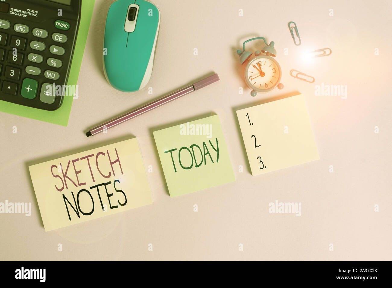 Conceptual hand writing showing Sketch Notes. Concept meaning visual ...