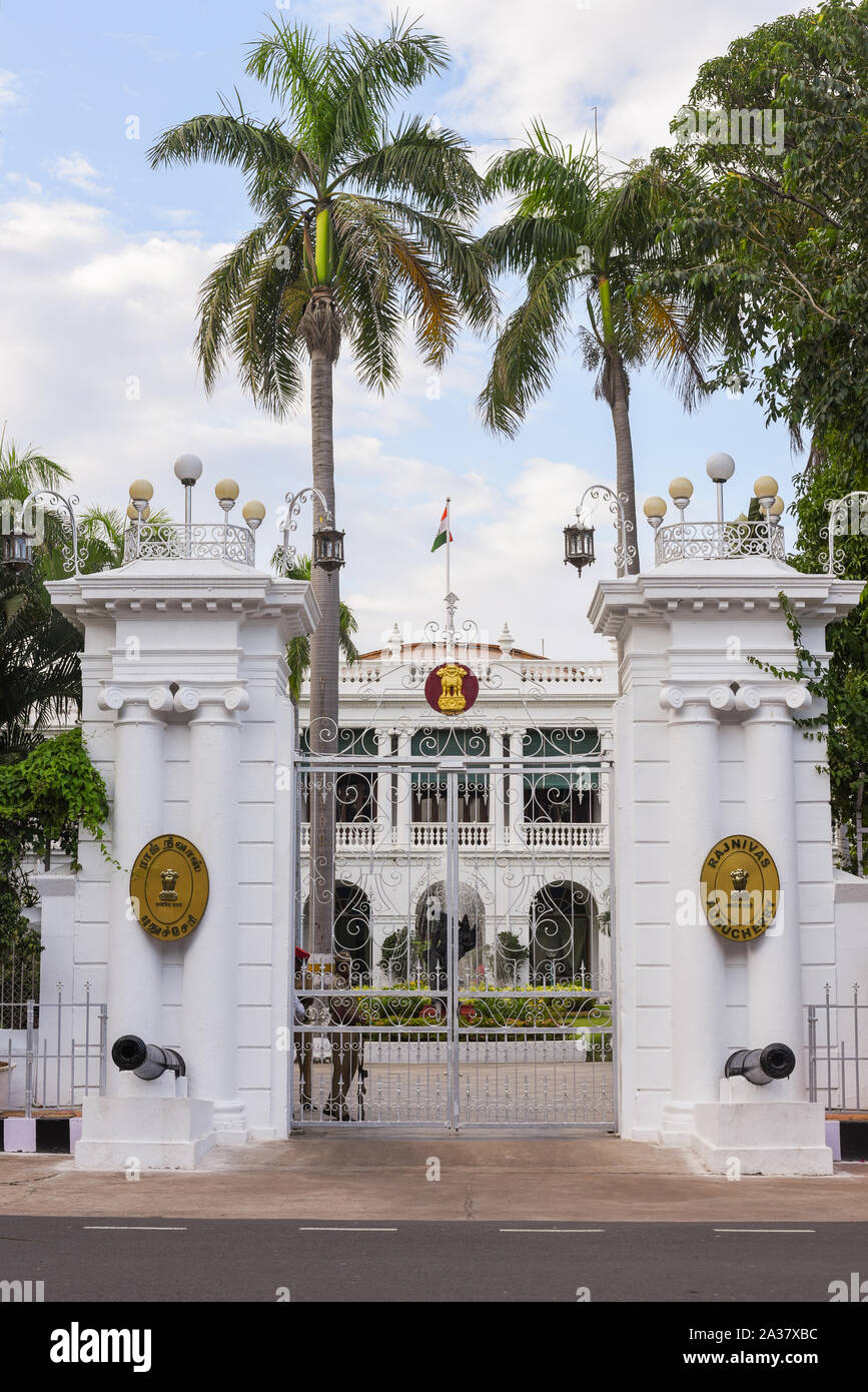 Raj nivas puducherry hi-res stock photography and images - Alamy