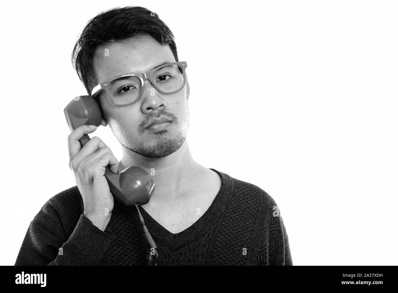 Close up man calling hi-res stock photography and images - Alamy