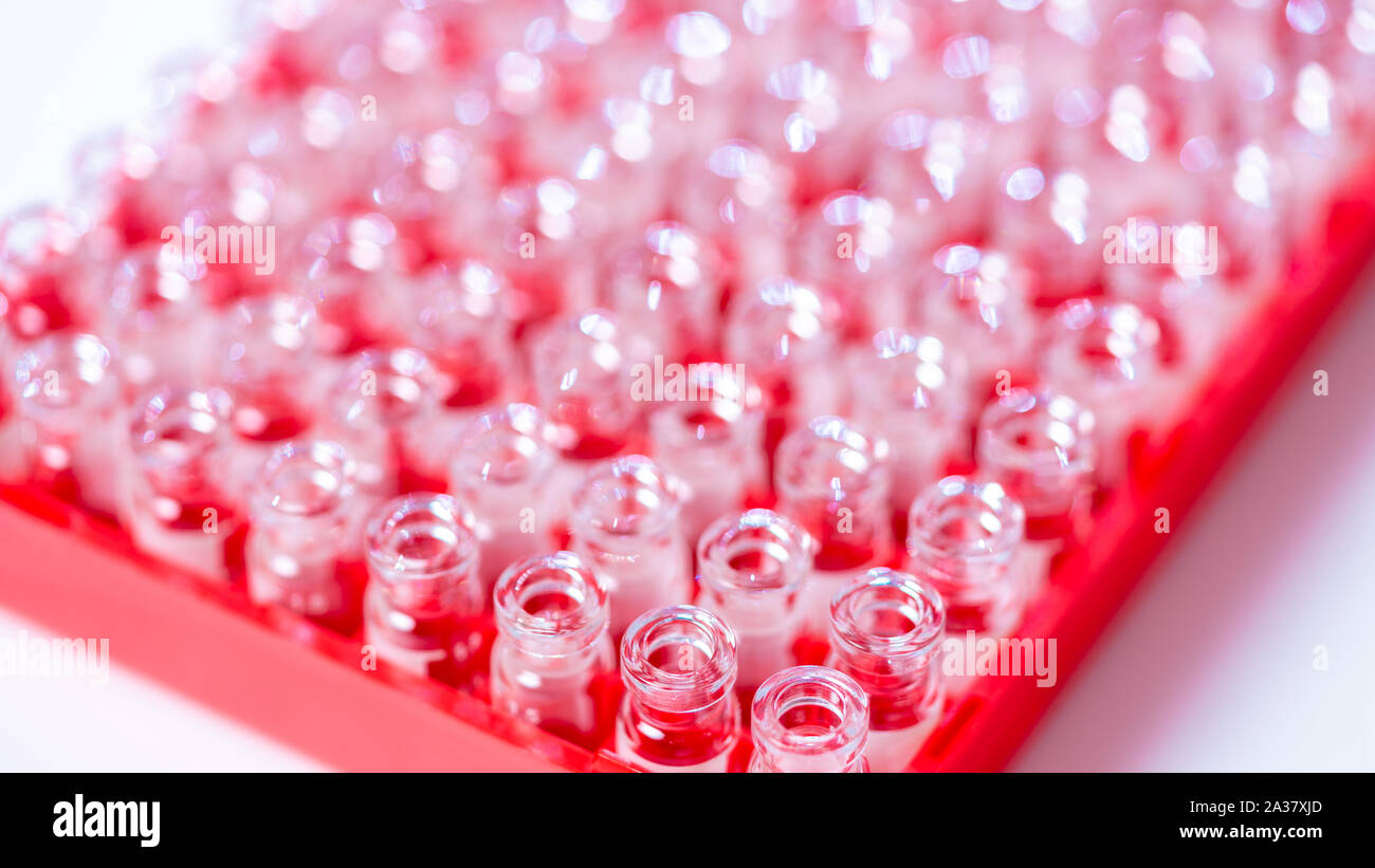 Test tubes and flasks in a chemical laboratory Stock Photo - Alamy