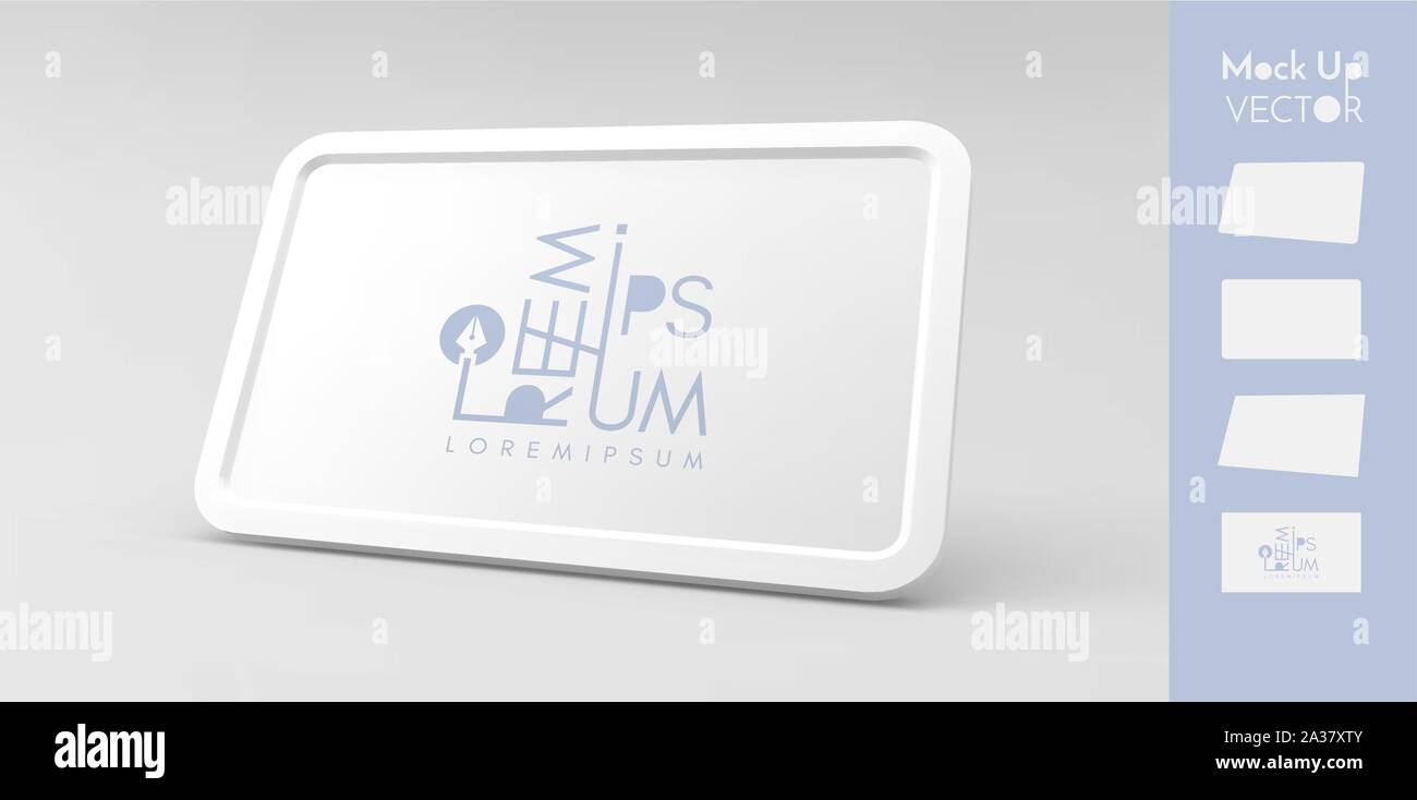 3d banner or billboard for advertising. Realistic frame. Vector ...