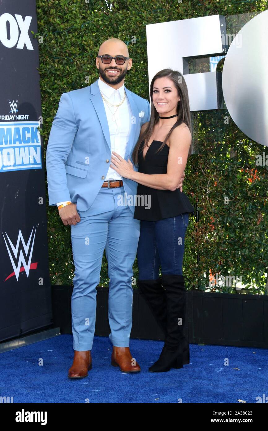 Ricochet, Kacy Catanzaro at arrivals for WWE 20th Anniversary ...