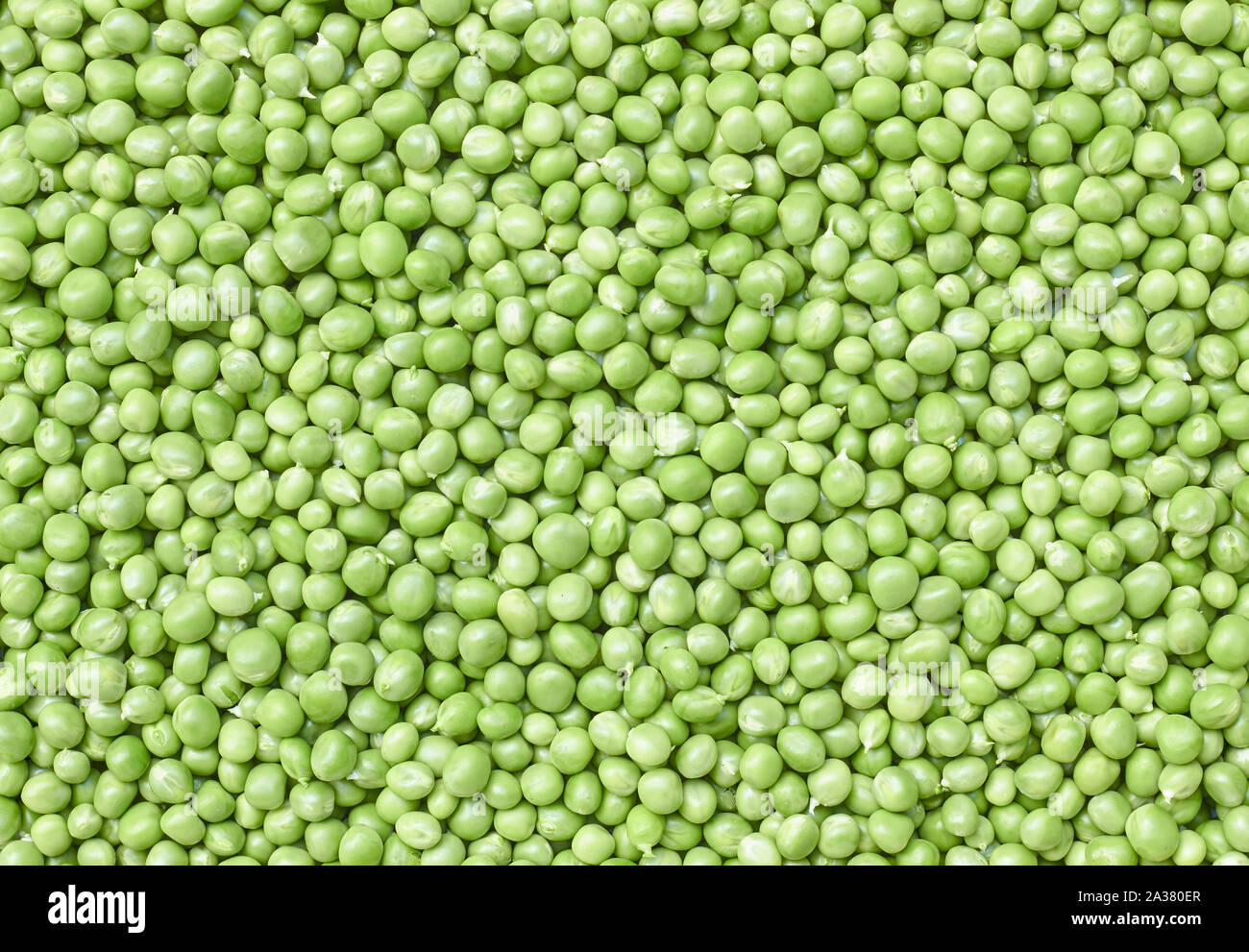 Pea flat textured background, green sweet fresh vegetable from above ...