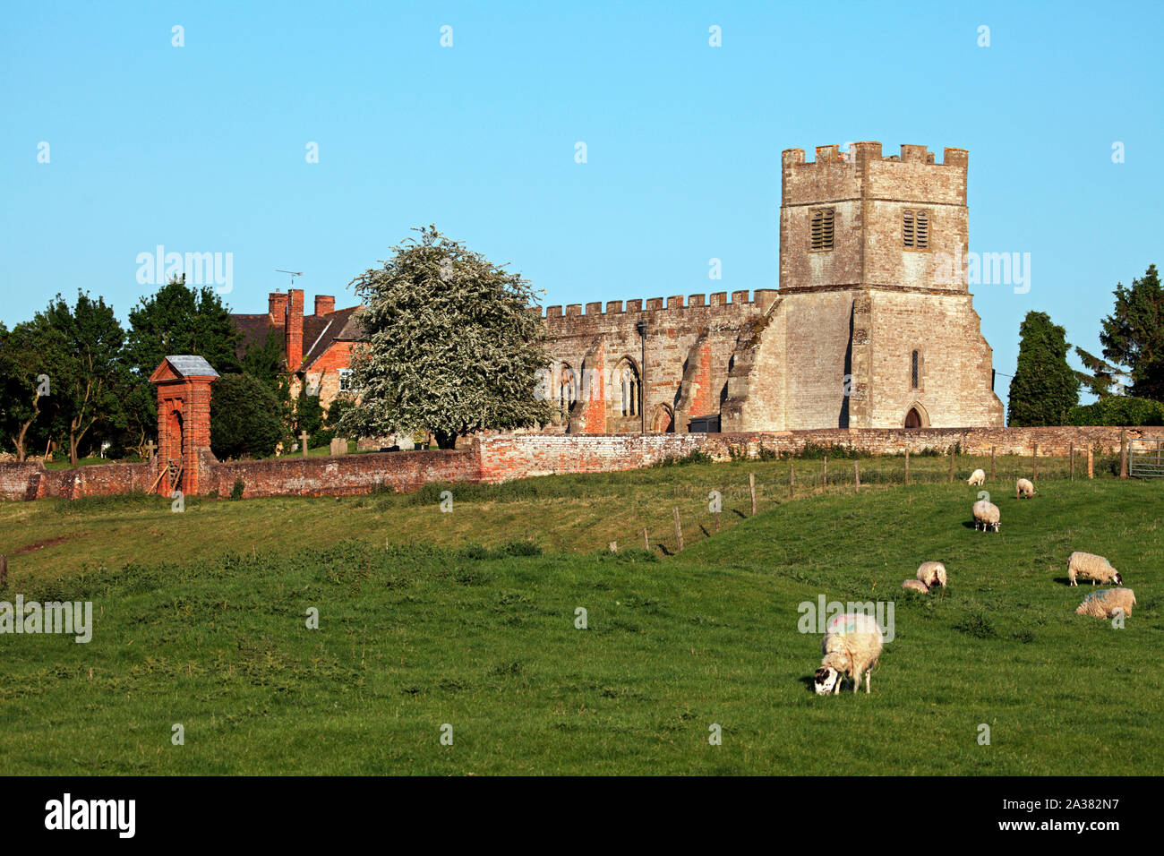 St Giles Church, Chesterton, Warwickshire, England Stock Photo - Alamy