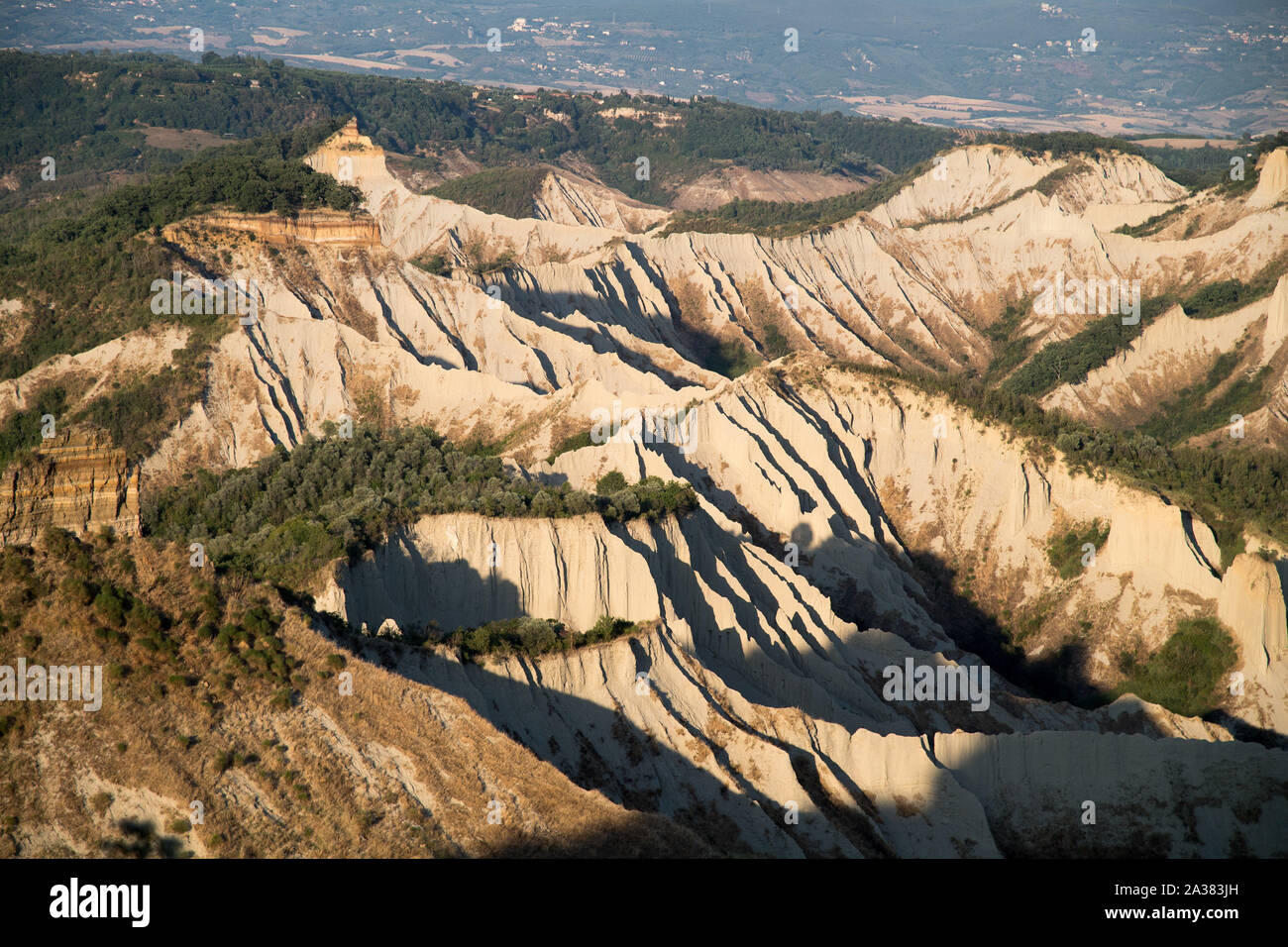 Valle dei Calanchi (Calanchi Valley) in Civita di Bagnoregio, Lazio ...