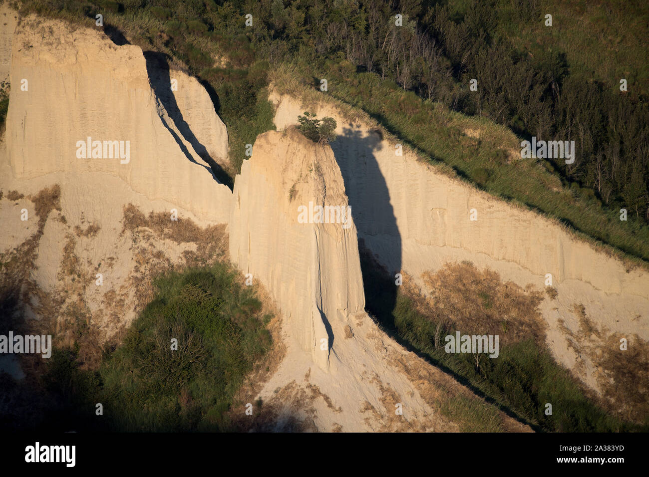 Valle dei Calanchi (Calanchi Valley) in Civita di Bagnoregio, Lazio ...