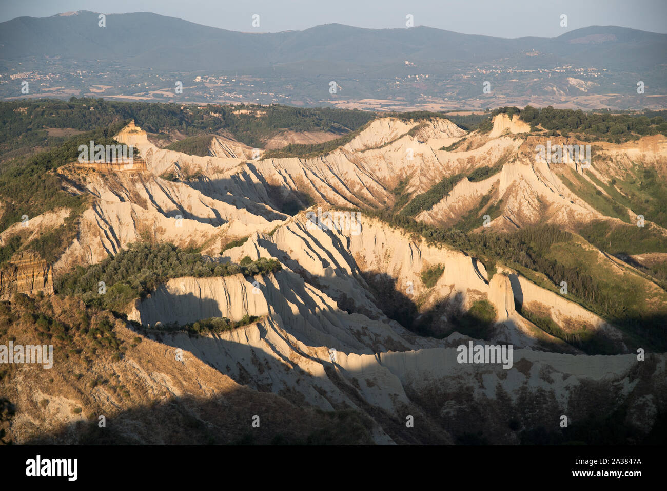 Valle dei Calanchi (Calanchi Valley) in Civita di Bagnoregio, Lazio ...