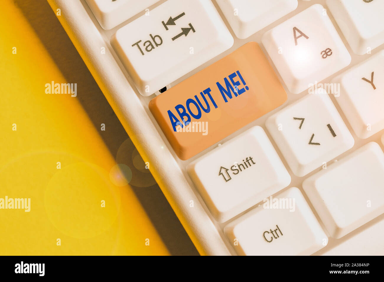 Handwriting text About Me. Conceptual photo telling someone list of ...