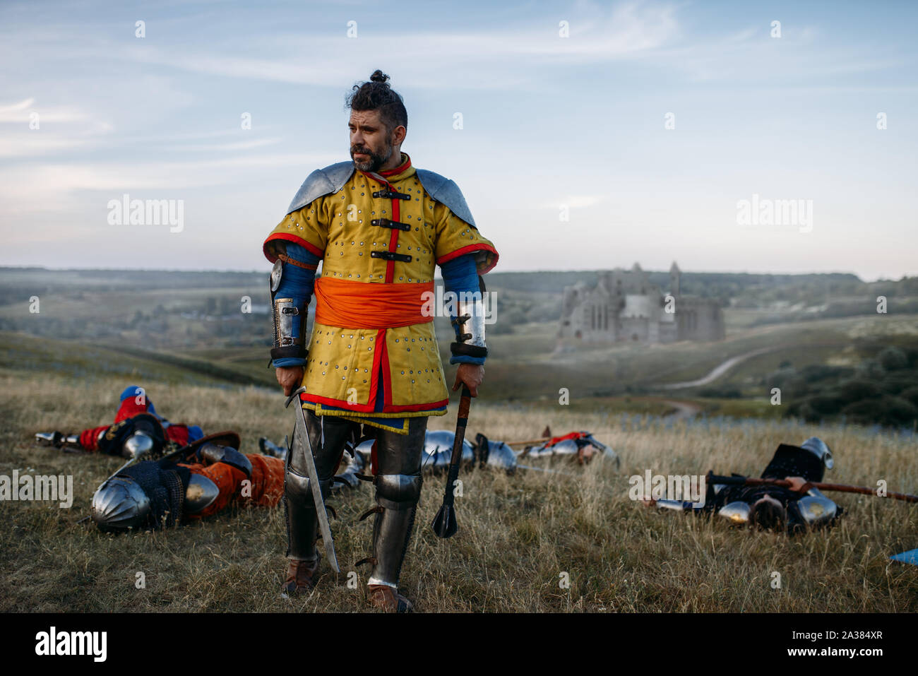 Dead knight sword hi-res stock photography and images - Alamy