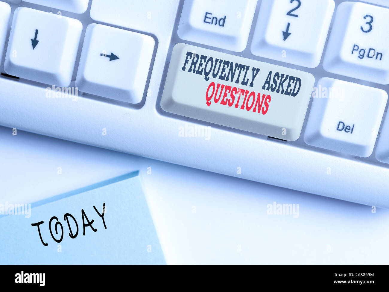 Conceptual hand writing showing Frequently Asked Questions. Concept ...